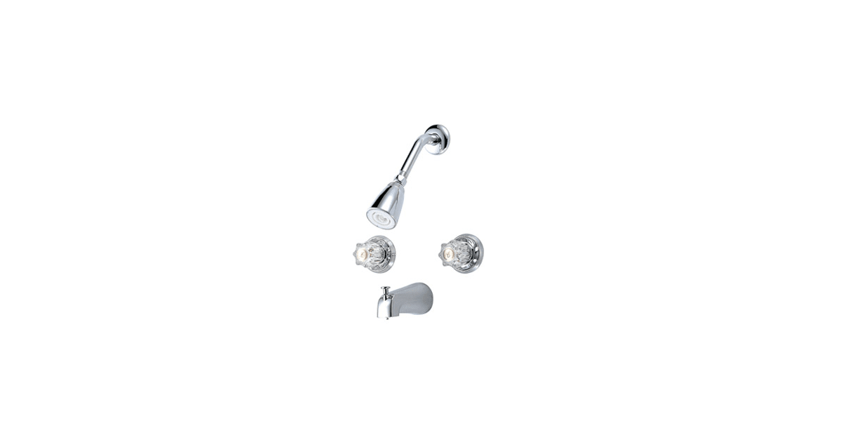 Design House 529222 Double Handle Tub and Shower with Single Function ...
