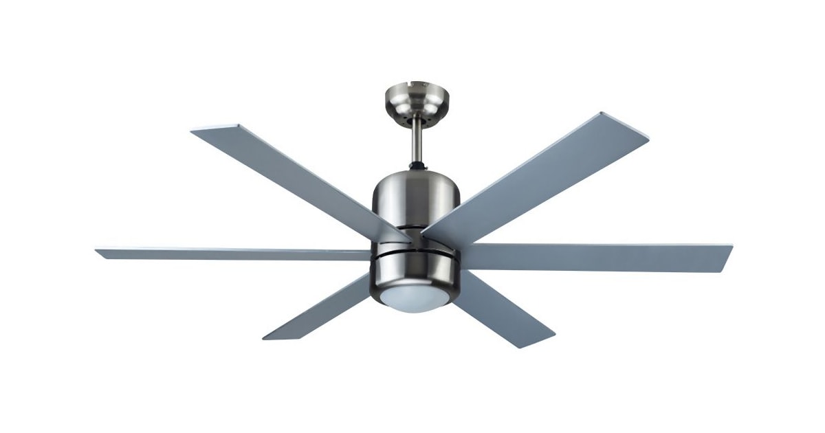 Design House 154419 Indus Sol 48" 6 Blade Indoor Ceiling Fan with Light ...
