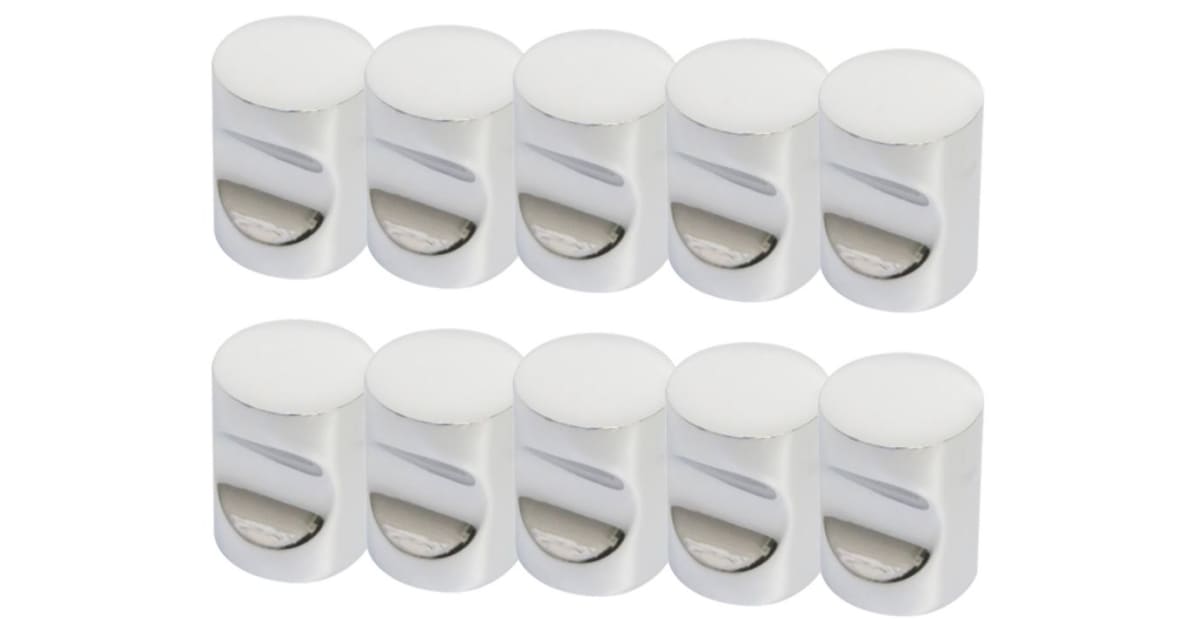 Design House 182329 Barrel 3/4 Inch Cylindrical Cabinet Knob - Pack of ...