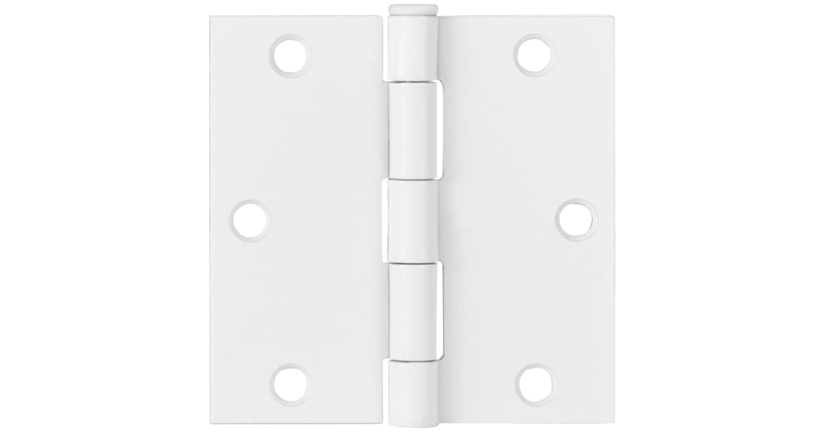 Design House 185900 3-1/2" x 3-1/2" Butt Square Corner Surface Mount ...