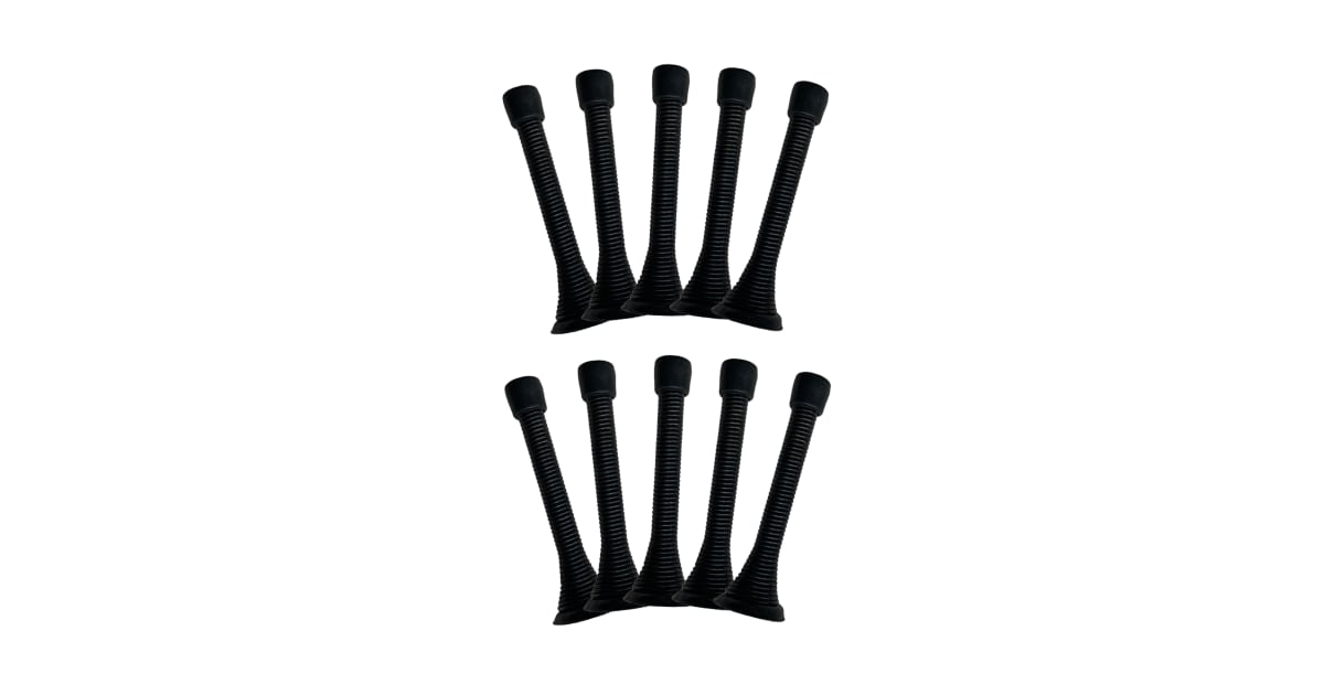 Design House 189035 3 Inch Baseboard Mounted Spring Door Stop - Pack of ...