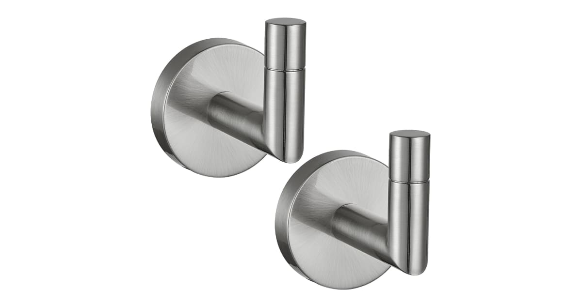 Design House 191197 Graz Park Single Hook Robe Hook | Build.com