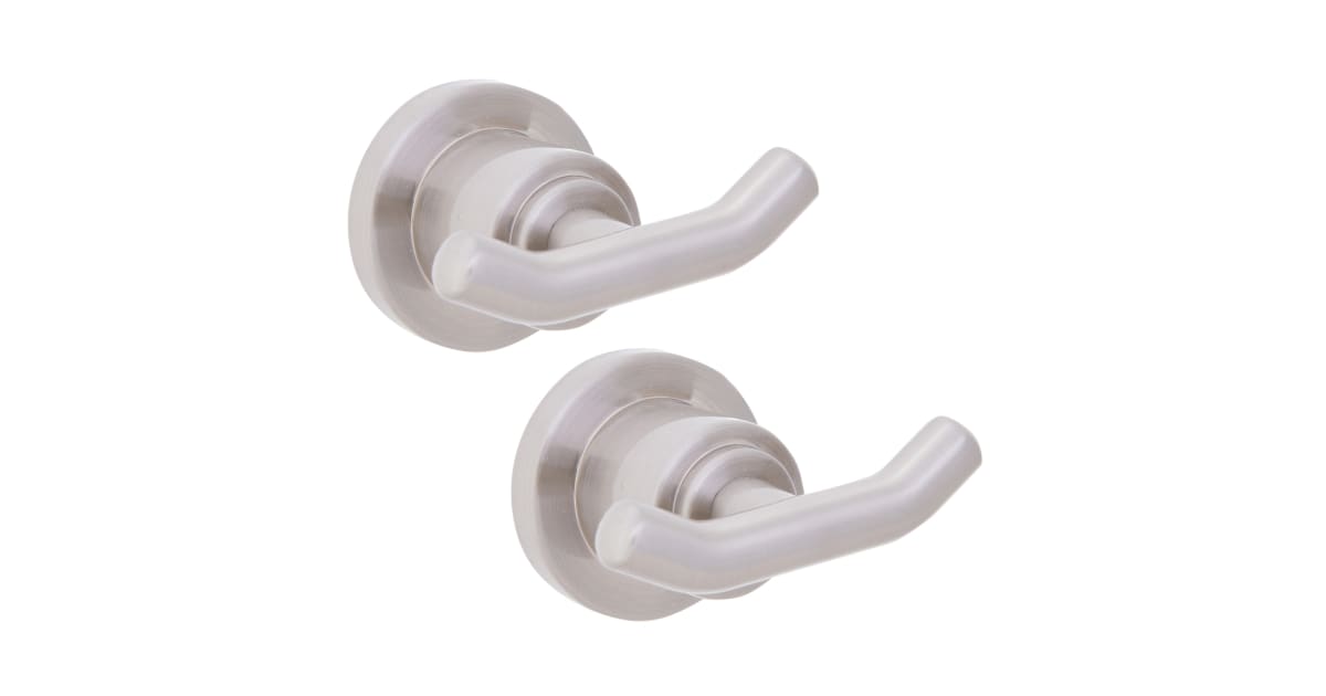 Design House 191296 Geneva Double Hook Robe Hook | Build.com