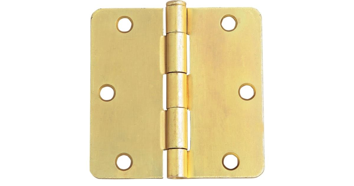 Design House 202440 4" x 4" Plain Bearing 1/4" Radius Corner Mortise ...