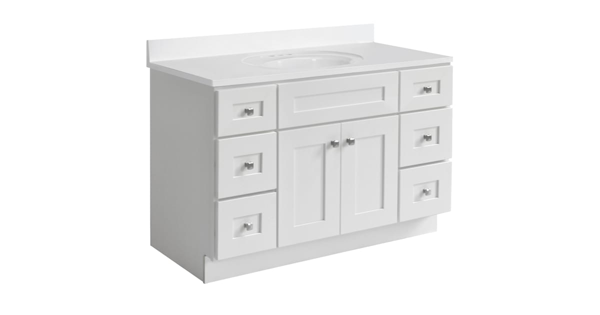 Design House 232116 Brookings 48" Free Standing Single Basin Vanity Set ...