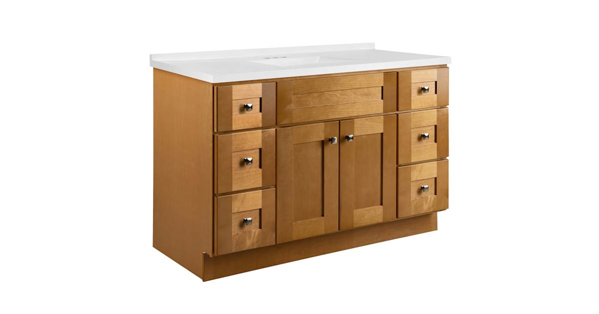 Design House 232314 Brookings 48" Free Standing Single Basin Vanity Set ...