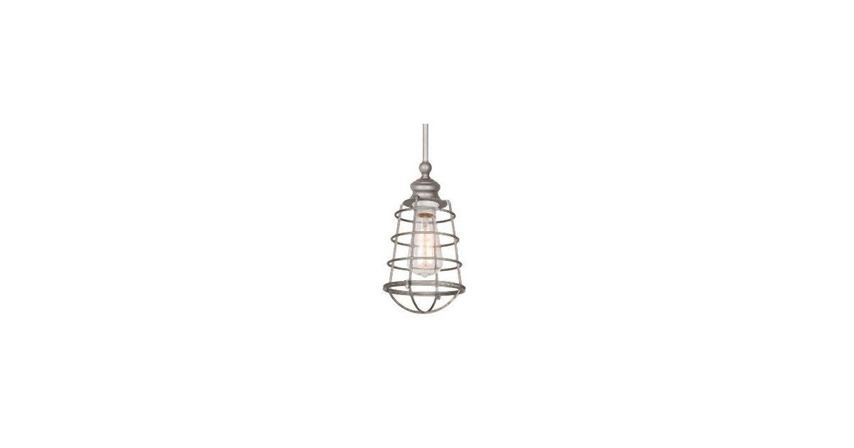 Design House 519645 Ajax 6" Wide Mini Pendant with Metal Cage ...