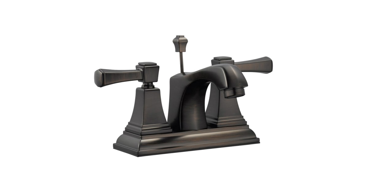 Design House 522003 Double Handle Bathroom Faucet with Metal Lever ...