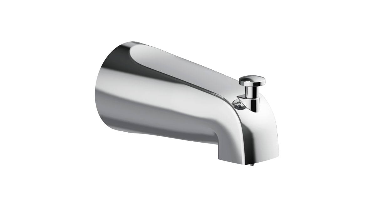 Design House 522912 Wall Mounted Tub Spout with Integrated Diverter for ...