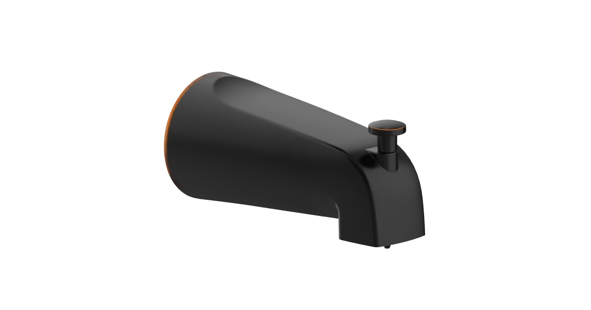 Design House 522938 Wall Mounted Tub Spout with Integrated Diverter for ...