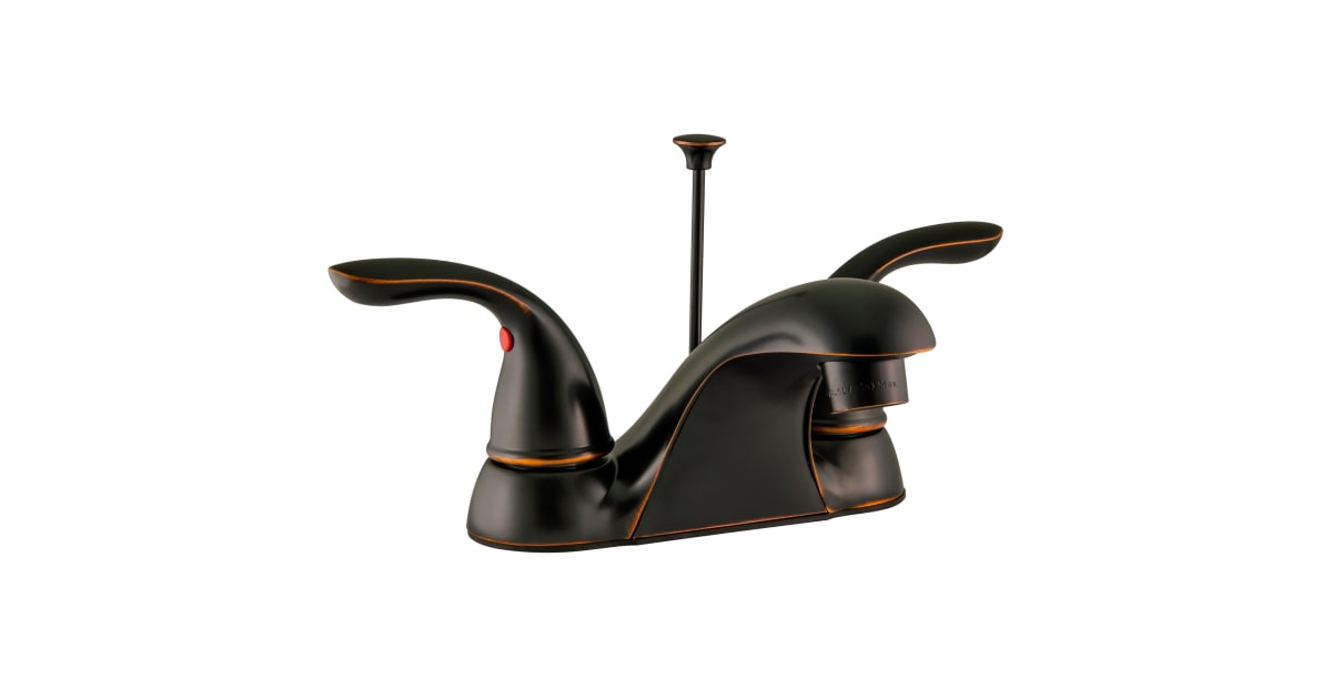 Design House 525006 Ashland 1.2 GPM Centerset Bathroom Faucet with ...