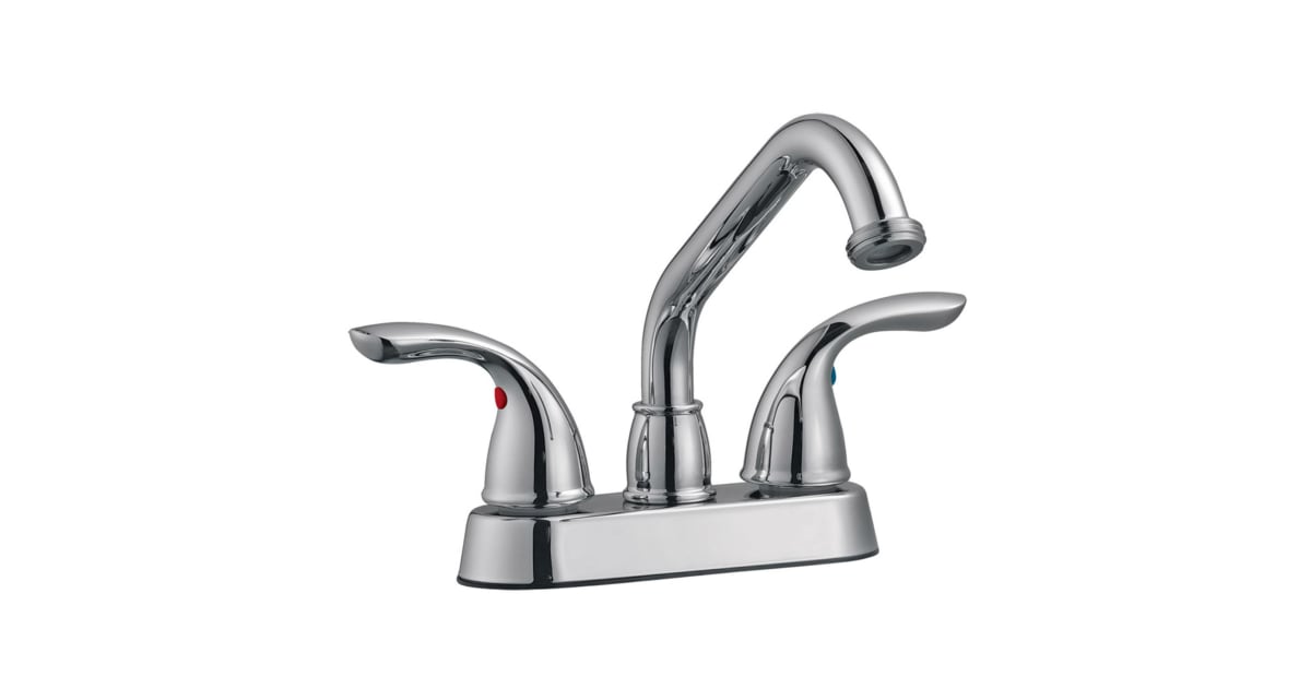 Design House 525139 Ashland 2.4 GPM Deck Mounted Double Handle Faucet ...