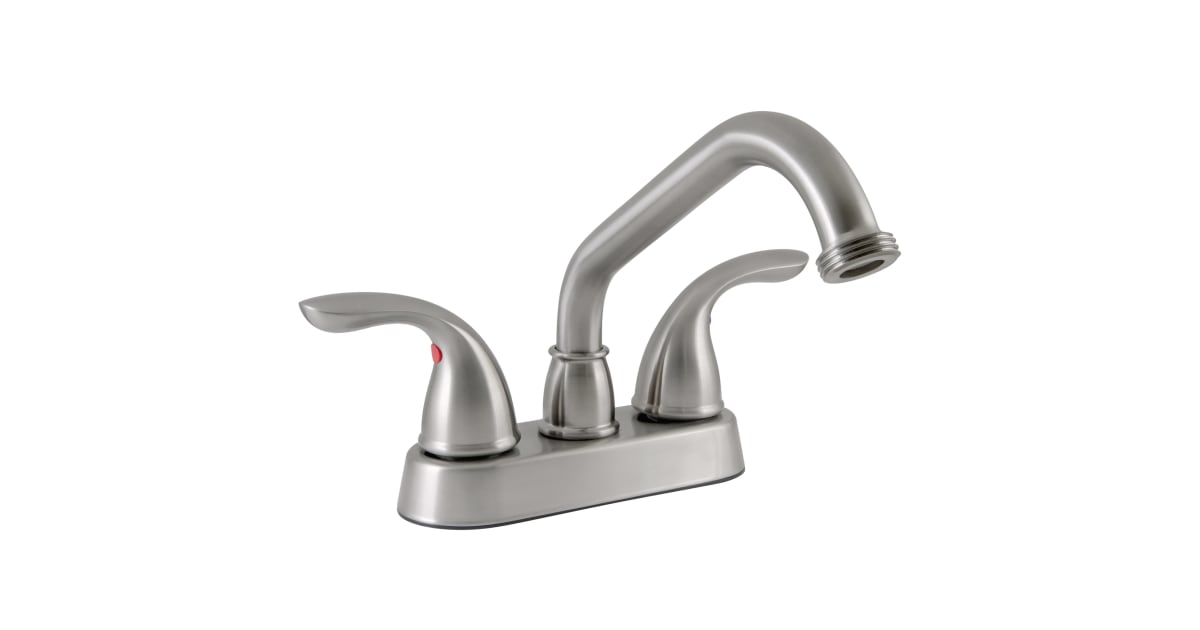 Design House 525147 Ashland 2.4 GPM Deck Mounted Double Handle Faucet ...