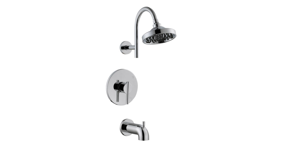Design House 525709 Geneva Tub And Shower Trim Package with 1.8 GPM ...
