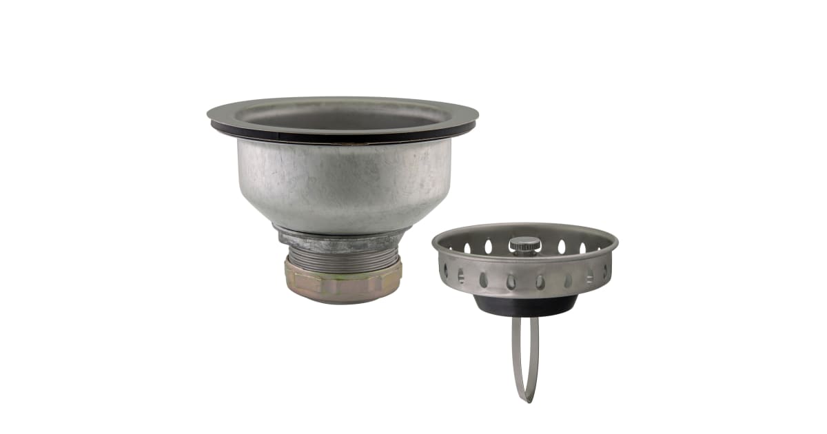 Design House 542985 3-1/2" Basket Strainer with Food Waste Catching ...