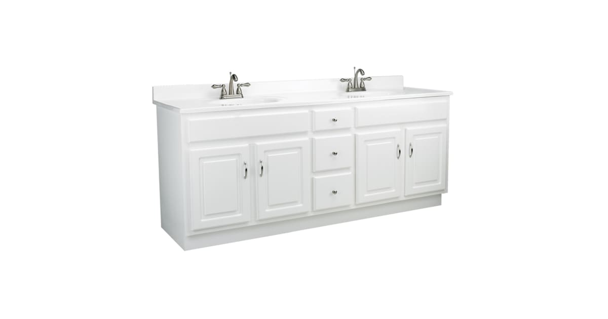 Design House 574756 Concord 72" Free Standing Double Basin Vanity Set ...