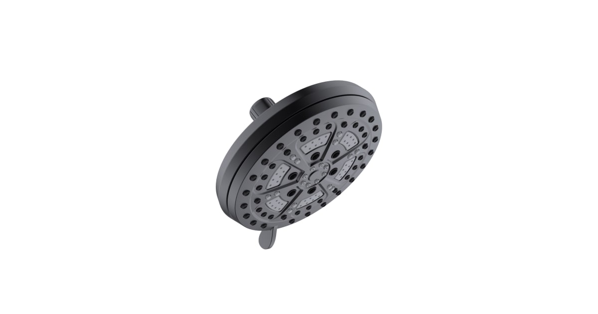 Design House 582700-BLK Mills 1.8 GPM Multi Function Shower Head ...