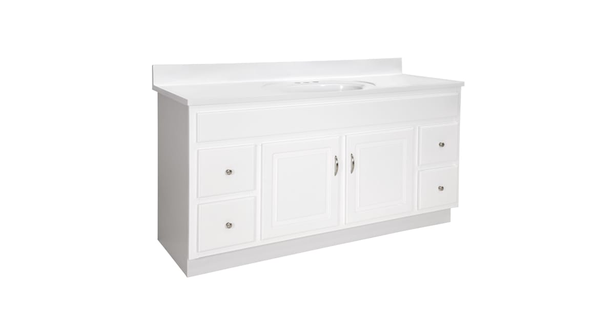 Design House 586446 Concord 60" Free Standing Single Basin Vanity Set ...
