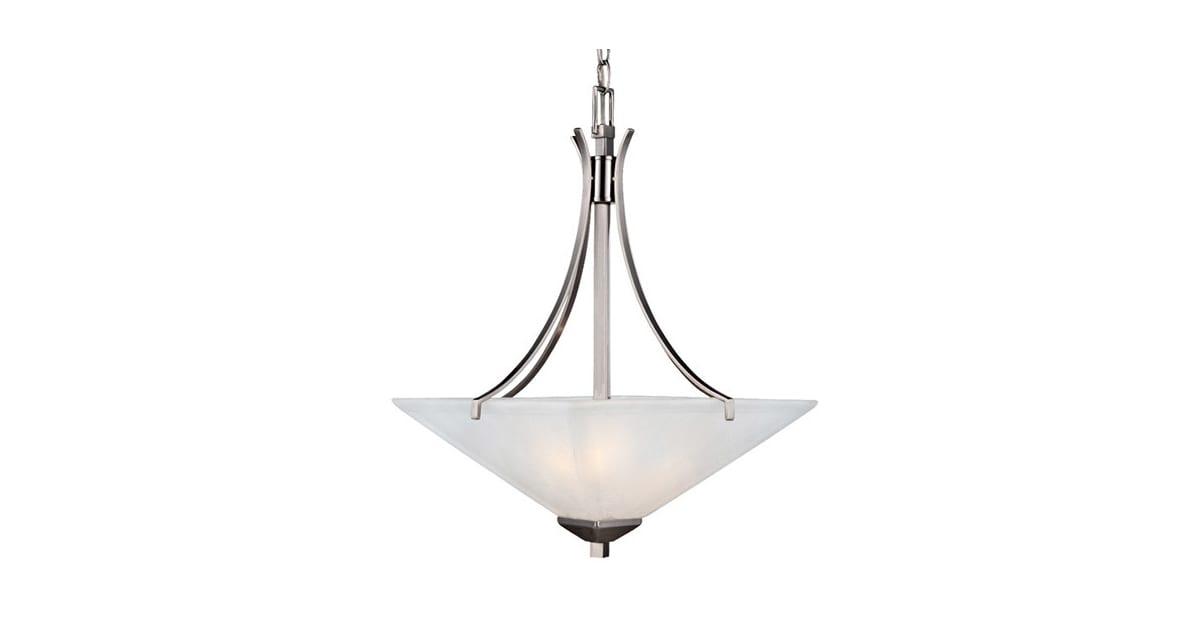 Design House 587881 Torino 2 Light 14" Wide Pendant with Snow Glass ...