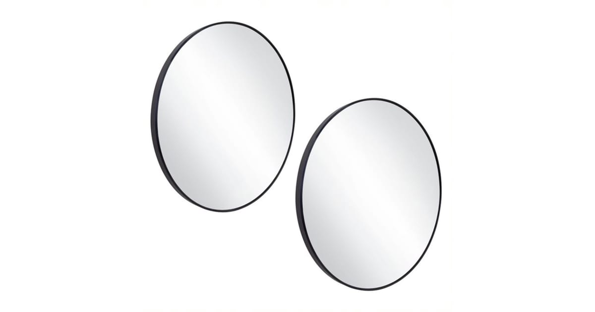 Design House 590018 Kenna 28" Diameter Modern Circular Aluminum Framed ...