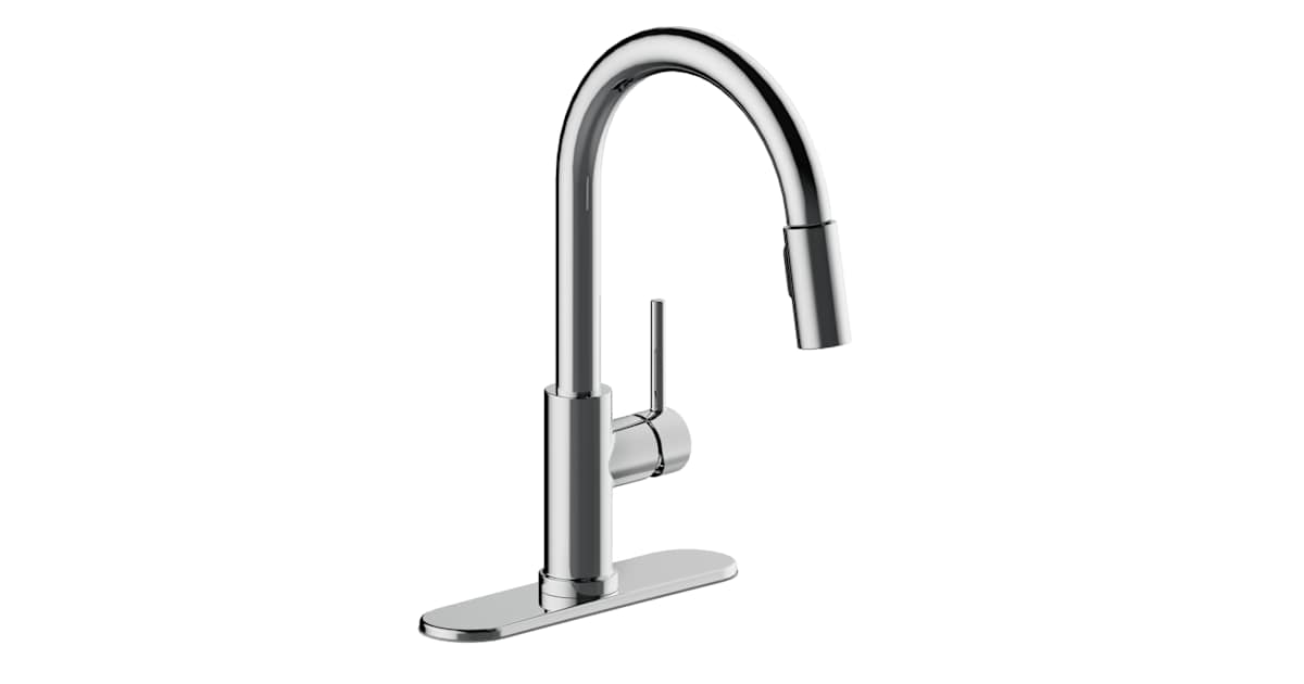 Design House 593814 Eastport II 1.8 GPM Pull-Down Kitchen Faucet ...