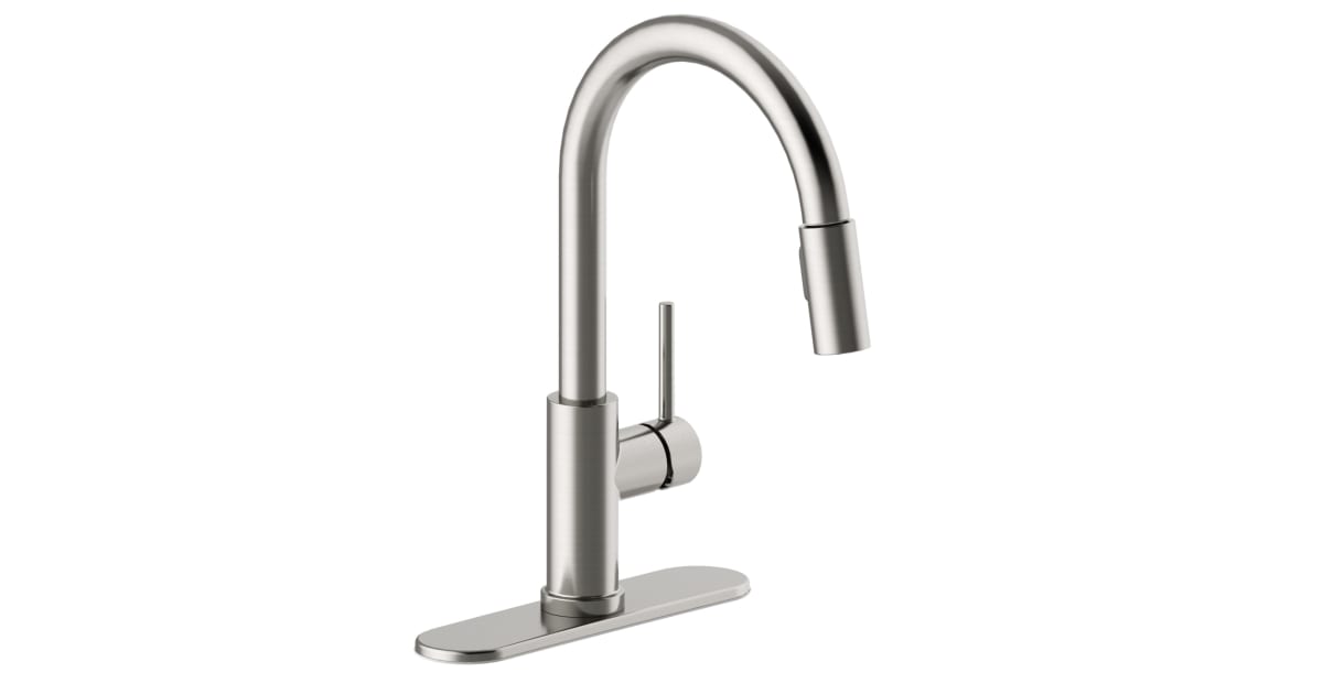 Design House 593822 Eastport II 1.8 GPM Single Hole Pull Down Kitchen ...
