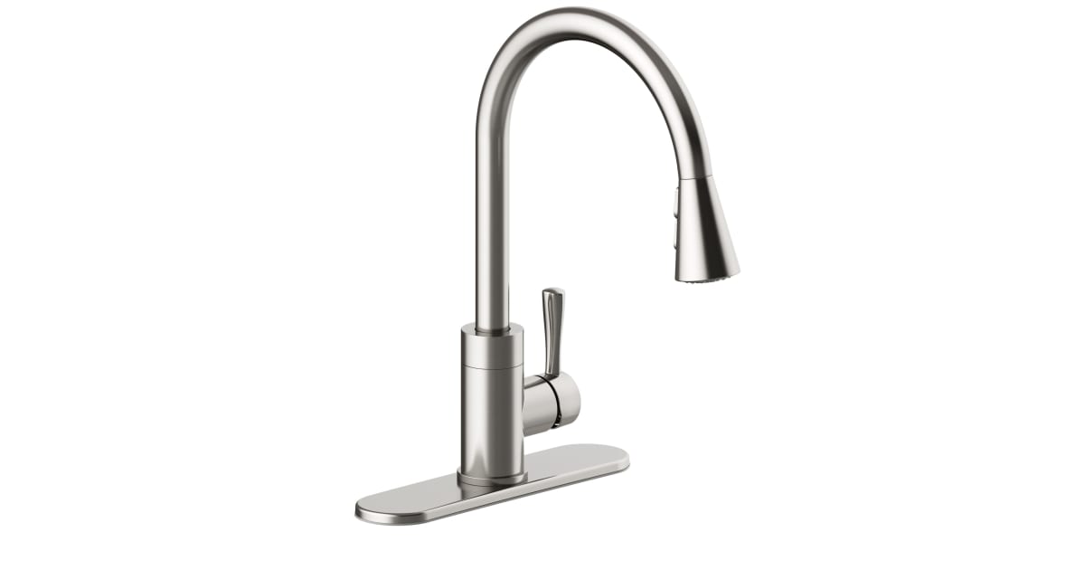 Design House 595140 Baylor 1.8 GPM Single Hole Kitchen Faucet | Build.com