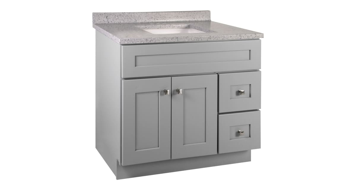 Design House 597765 Brookings 37" Free Standing Single Basin Vanity Set ...