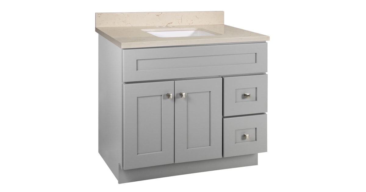 Design House 597823 Brookings 37" Free Standing Single Basin Vanity Set ...