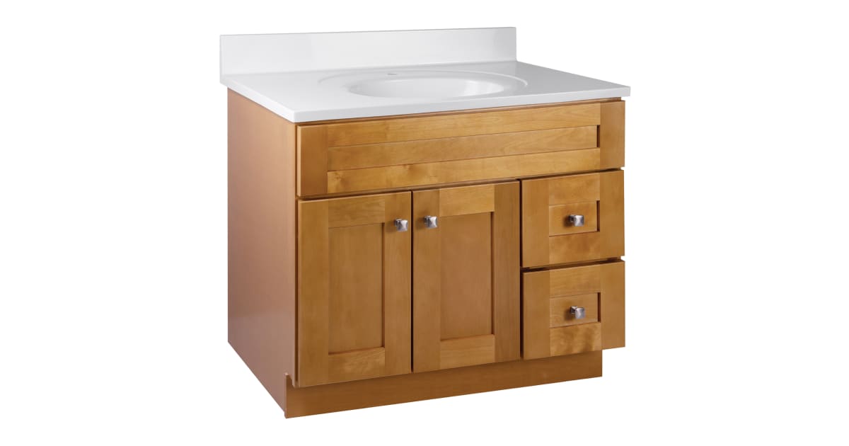 Design House 598110 Brookings 37" Free Standing Single Basin Vanity Set ...