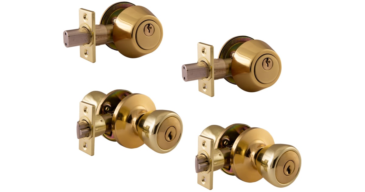 Design House 728857 Gateway Terrace Keyed Entry Single Cylinder Knobset ...