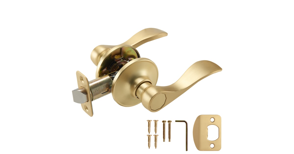 Design House 728899 Springdale Passage Door Lever Set with Round Rose ...