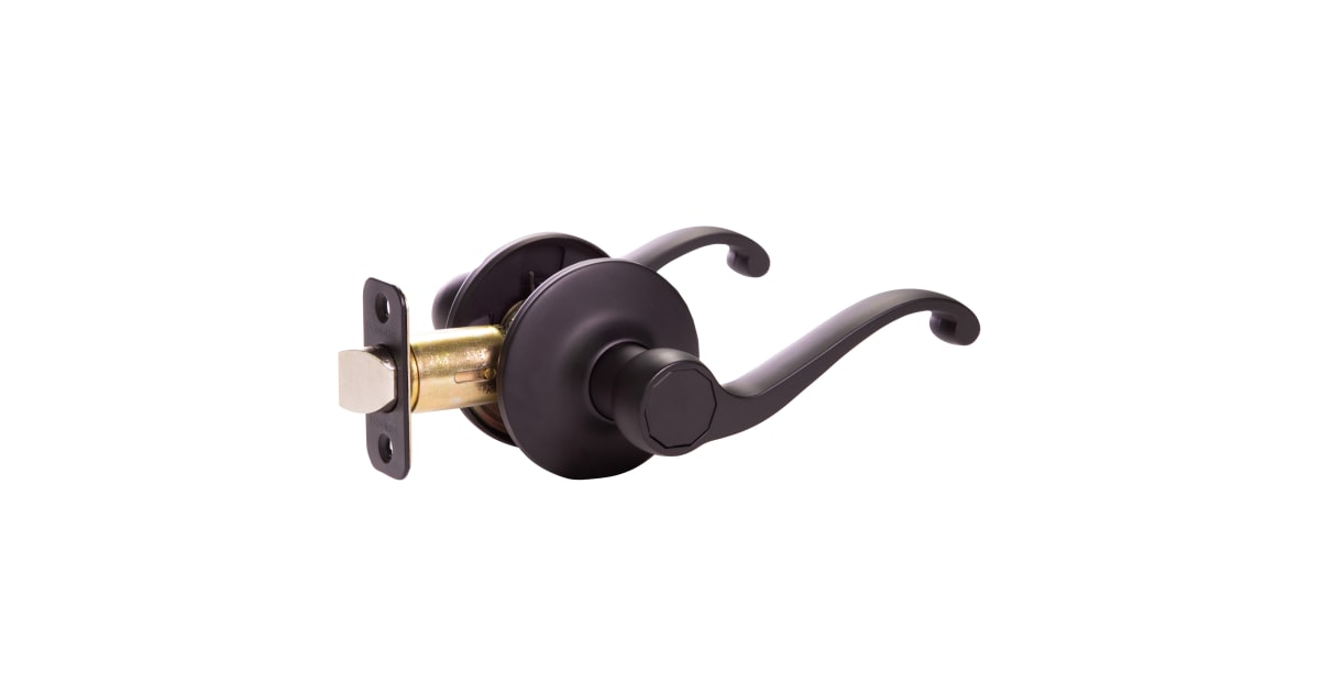 Design House 779215 Scroll Series Passage Door Knob Set with Round Rose ...