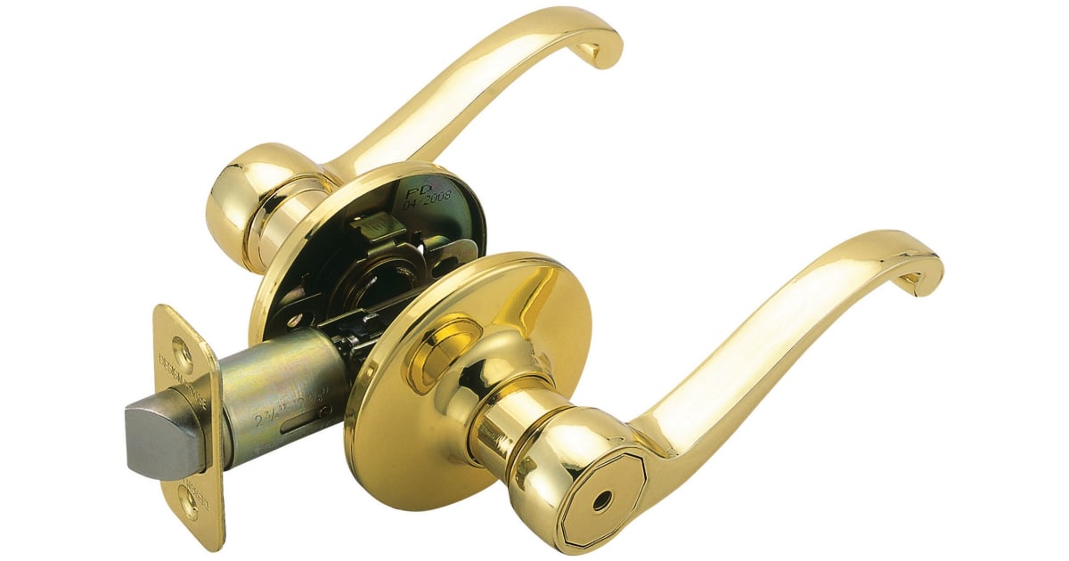 Design House 783043 Scroll Series Privacy Lever with Reversible Handles ...