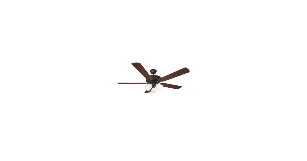 Design House 154237 Millbridge Three Light Ceiling Fan with Frosted ...