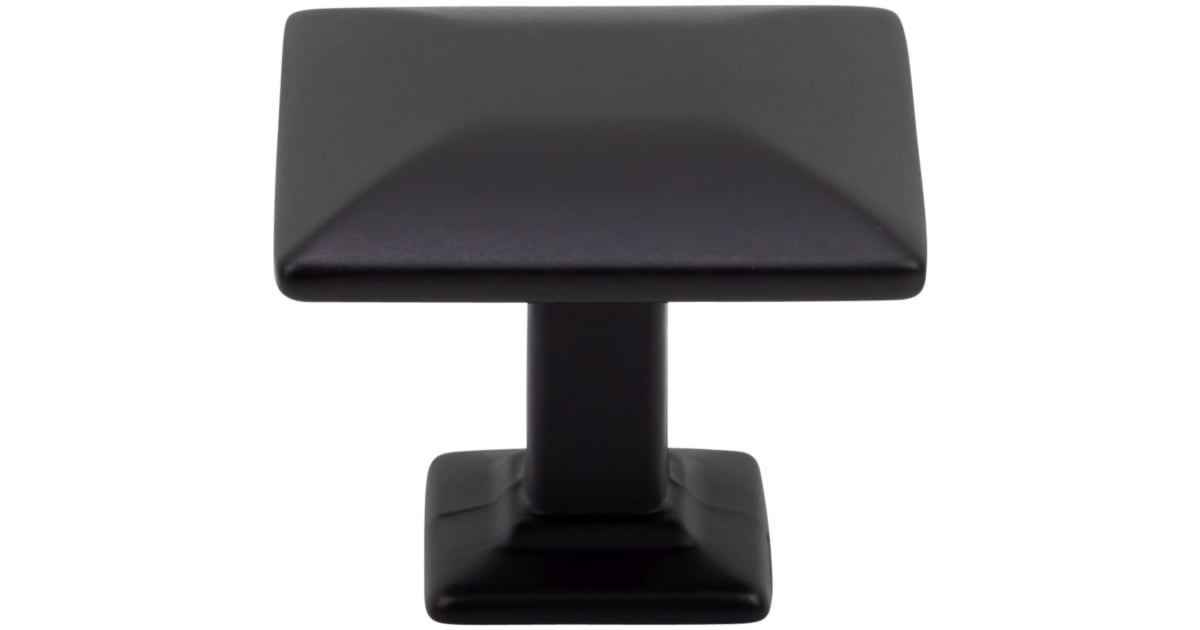 DesignPerfect DPA-S94KBLK Classic 1-3/16" Rectangular Pyramid Cabinet ...