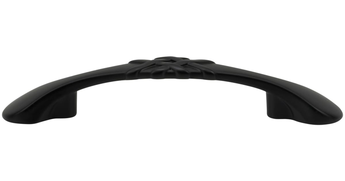 DesignPerfect DPA10L662BLK Traditional Pack of (10) 3" Center to Center ...
