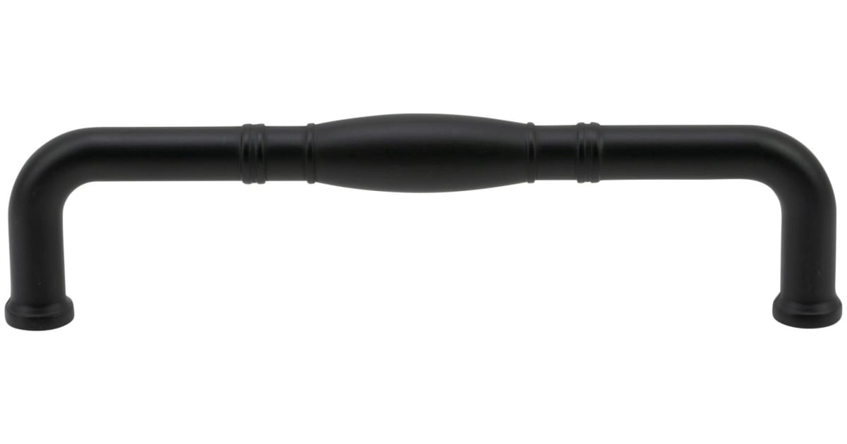 DesignPerfect DPA25R574BLK Traditional Pack of (25) 5-1/16" Center to ...