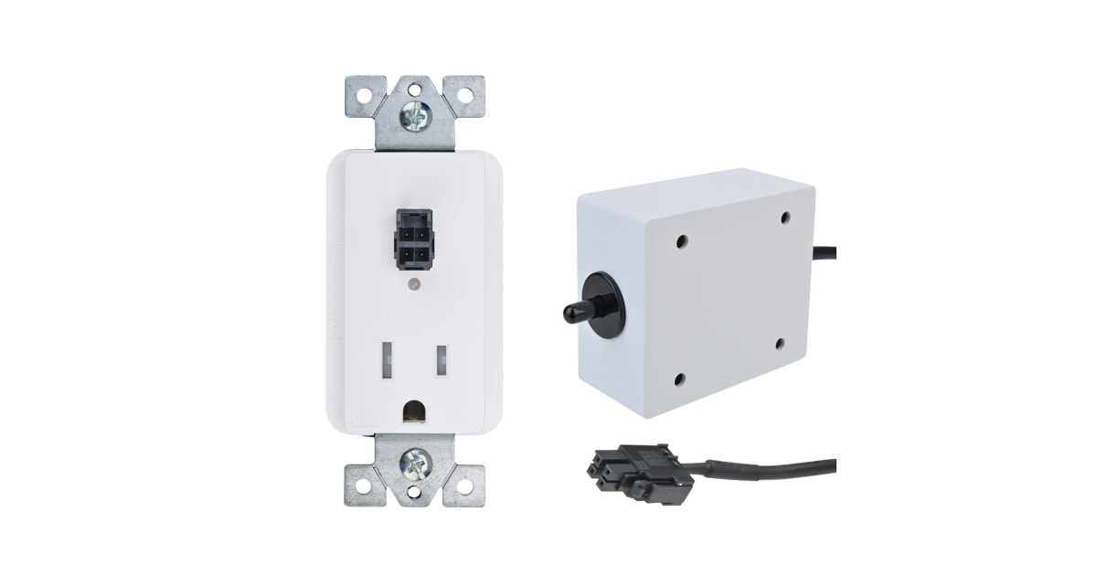 Docking Drawer 6015-2000W Safety Interlock Outlet with Blade Limit Door ...