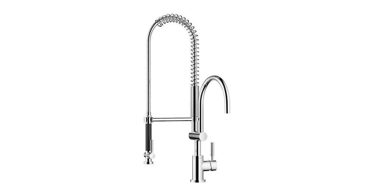 Dornbracht 33880888-930010 Tara 1.5 GPM Single Hole Pre-Rinse Pull Down ...