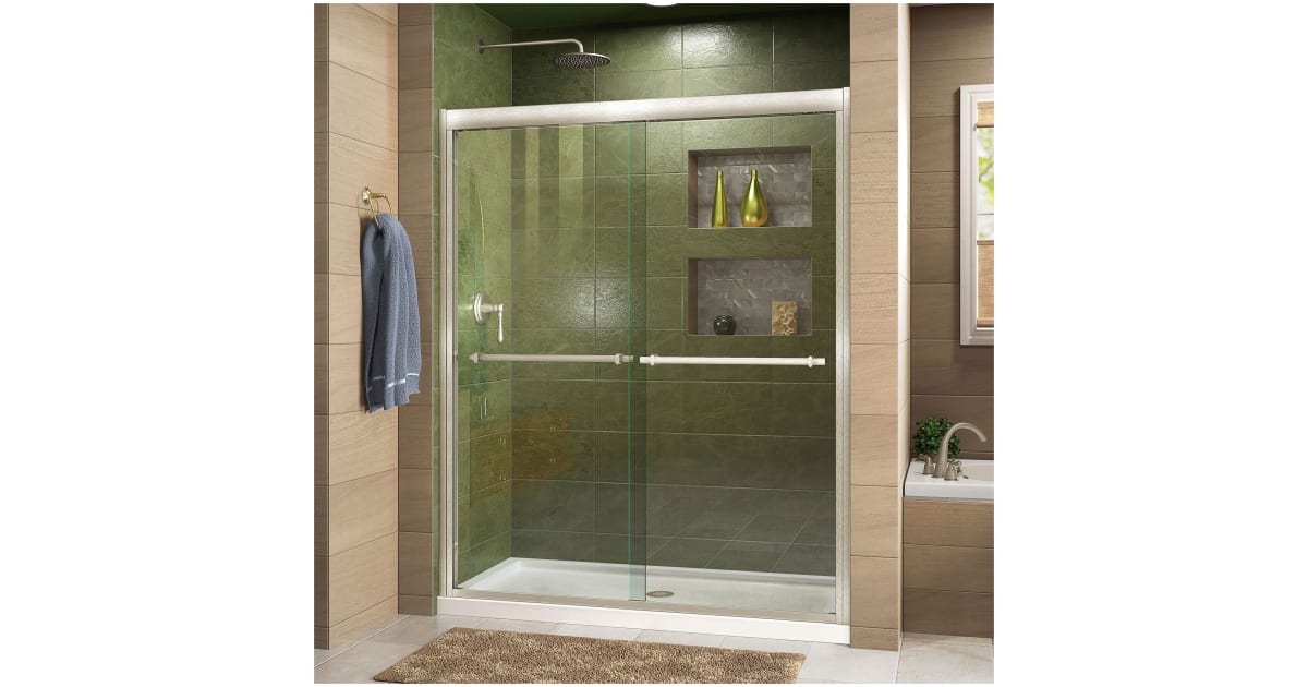 DreamLine DL-6955C-04CL Duet 74-3/4" High x 48" Wide 36" Deep Sliding ...