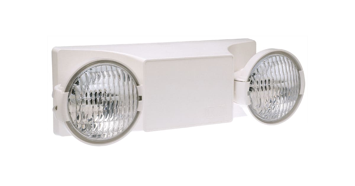 Dual-Lite EZ-2I 4 Light Self-Contained Self-Testing 90 Minute Emergency ...