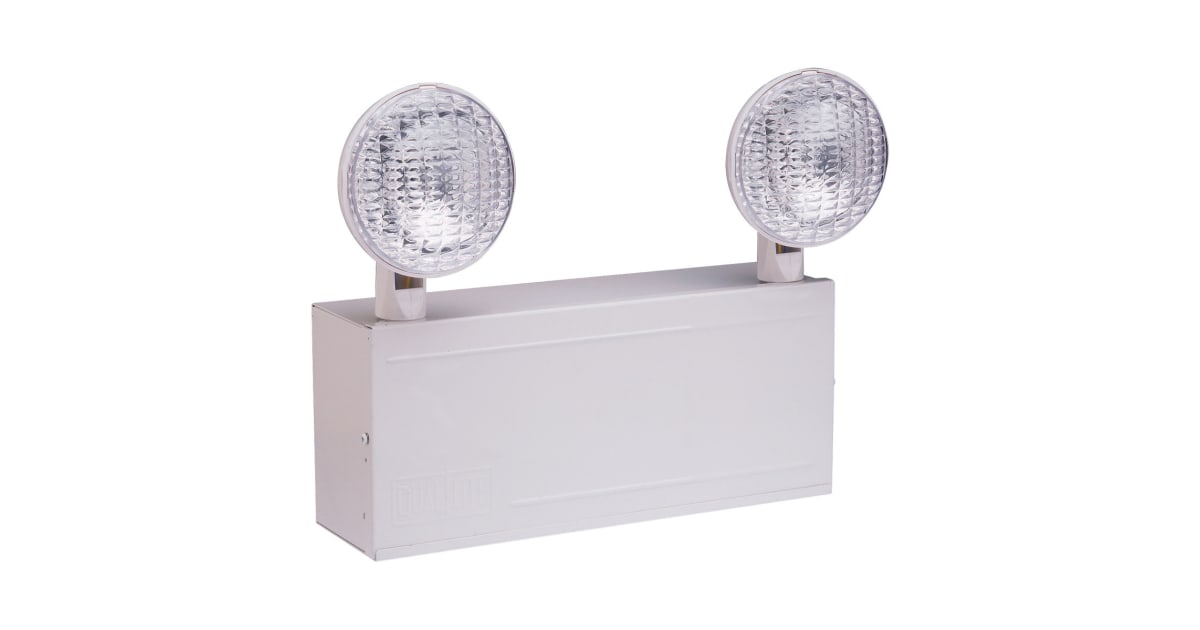 Dual-Lite LM16 2 Light Halogen 16 Watt Remote Capacity Indoor Emergency ...