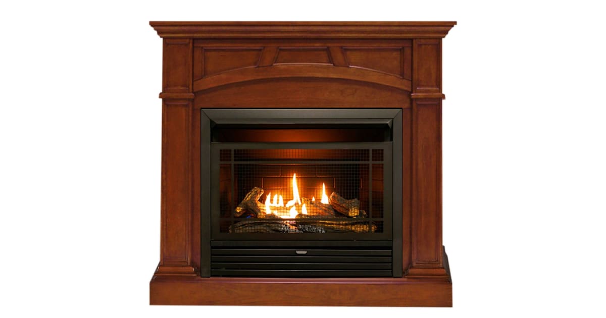 Duluth Forge DFS-300R-MHC 26,000 BTU Vent Free Dual Fuel Mantel ...