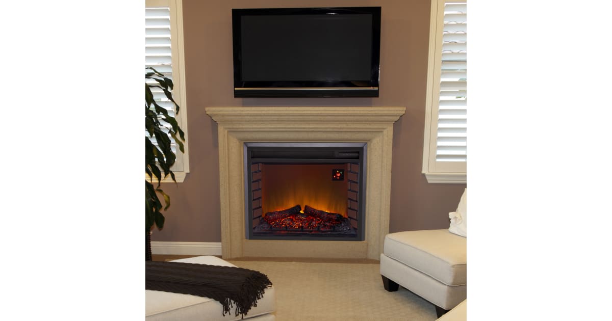 Duluth Forge EL1346C 4,600 BTU Vent Free Electric Fireplace Insert with ...