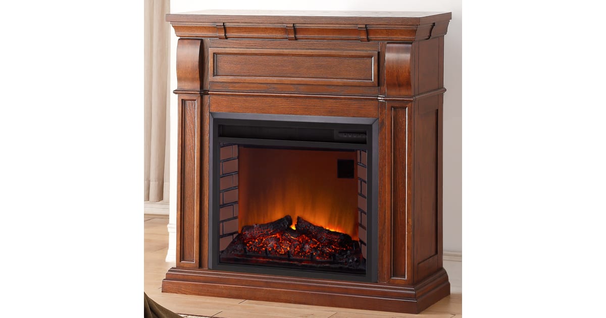 Duluth Forge EL1350-1-CO 4,600 BTU Electric Mantel Fireplace with ...