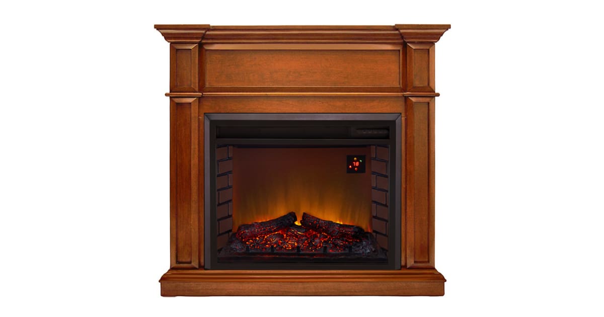 Duluth Forge EL1350-3-AS 4,600 BTU Vent Free Electric Mantel Fireplace ...