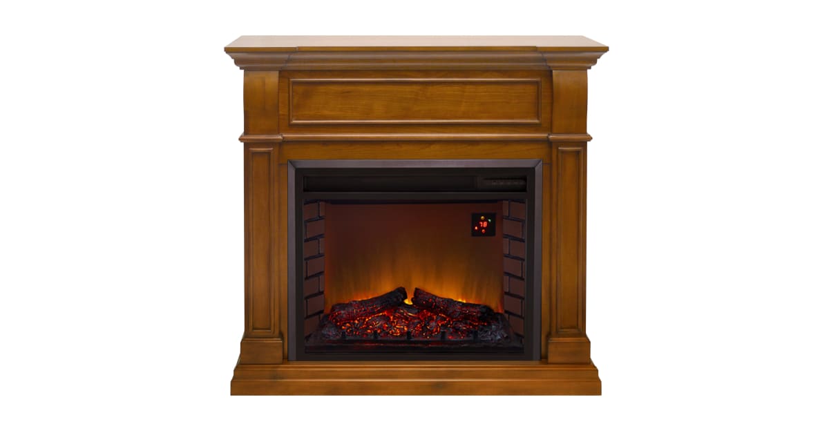 Duluth Forge EL1350-4-AS 4,600 BTU Vent Free Electric Mantel Fireplace ...