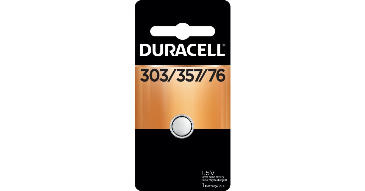 Duracell DD303357BPK D303/357 1.55V Silver-Oxide Battery | Ferguson Home