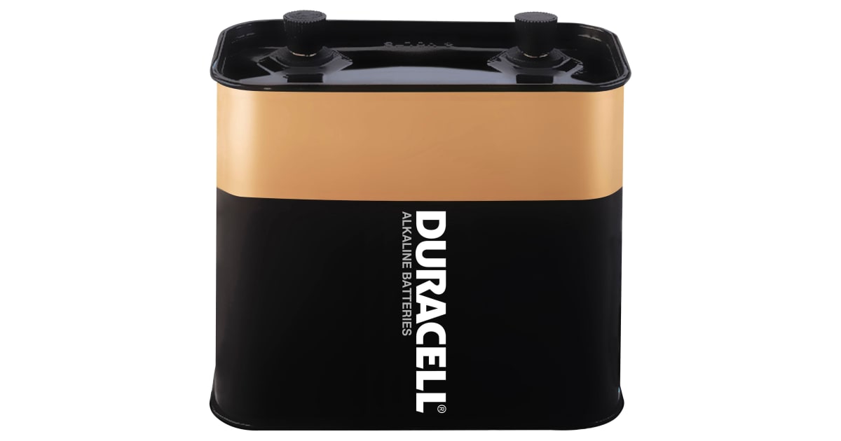 Duracell DMN918 6V Alkaline Screw-Top Terminal Lantern Battery ...